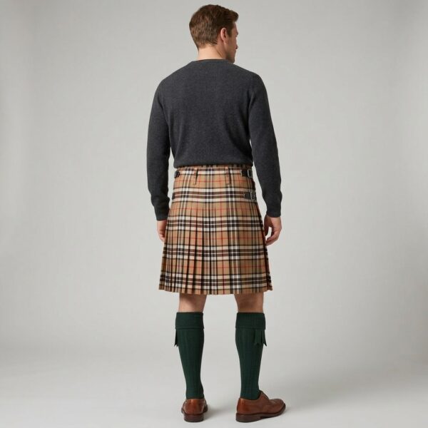 Thomson Camel PolyViscose Kilt for Men & Women | Kilts Shop