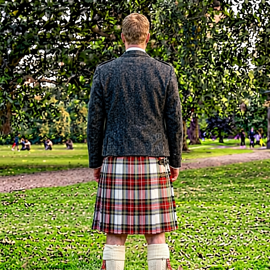 Dress Stewart PolyViscose Kilt – Traditional Scottish Tartan Kilt